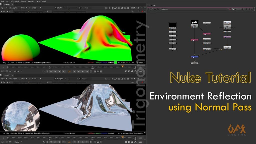 How to use normals in your Nuke compositing Work to relight CG - Nuke ...