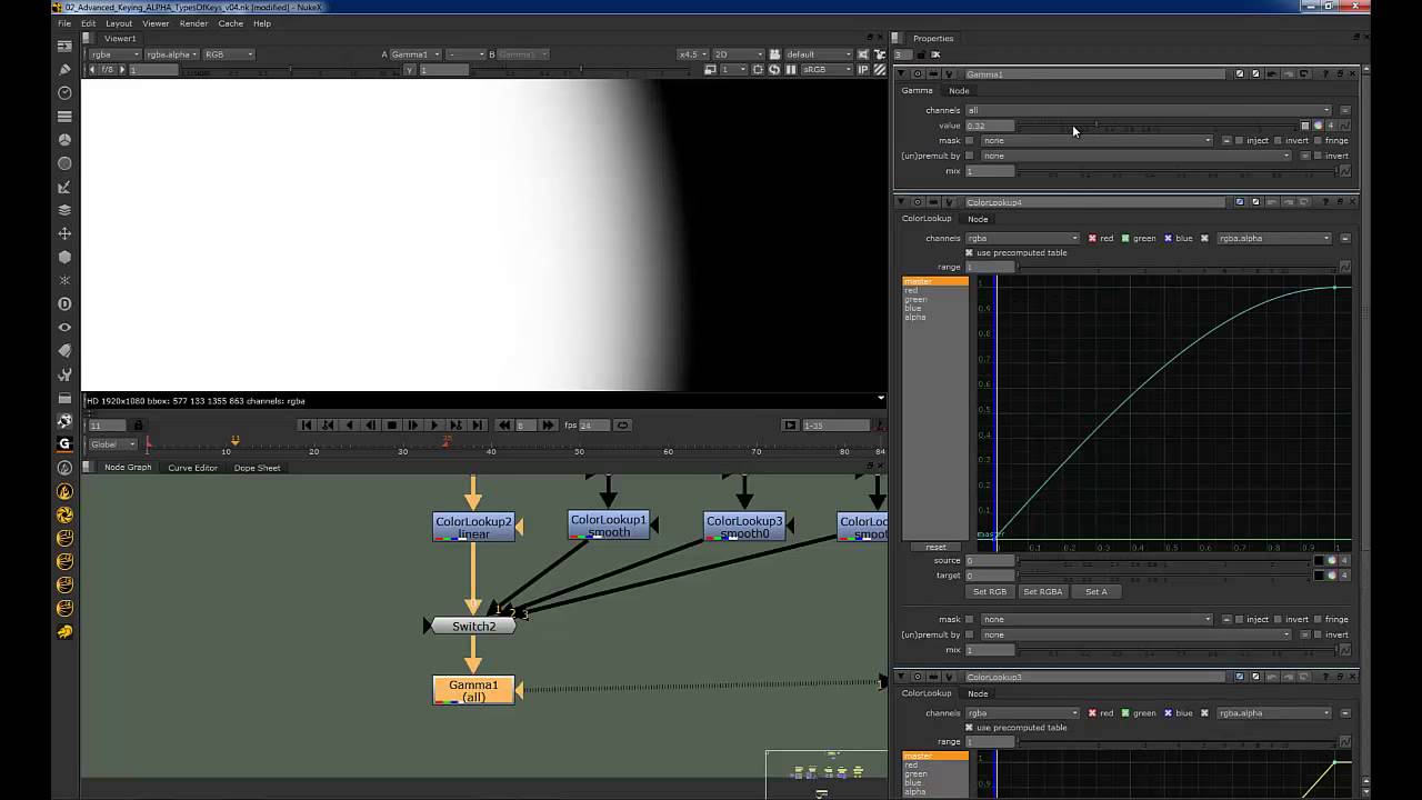 Nuke 102 Class 4 Advanced Keyer Ibk Colourgizmo In Depth Nuke Compositing Tutorials